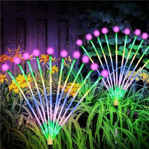 Accents | Solar Garden Firefly Light 1 Led Swaying Solar Light ...
